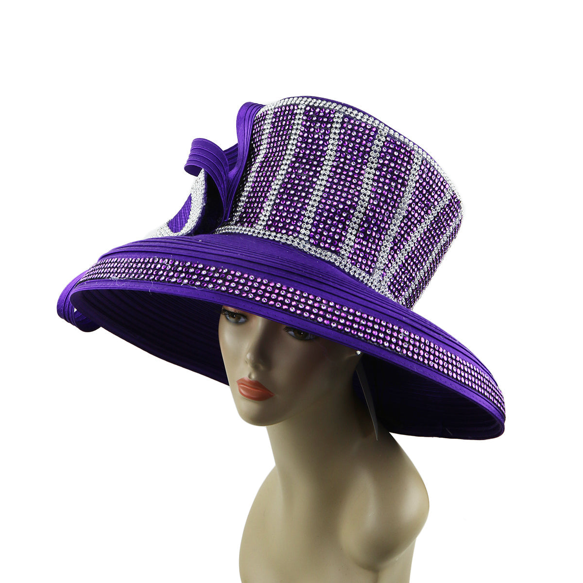 Satin Ribbon Church Hat, Elegant Hat, COGI, Derby, Fascinator – EssenceHat
