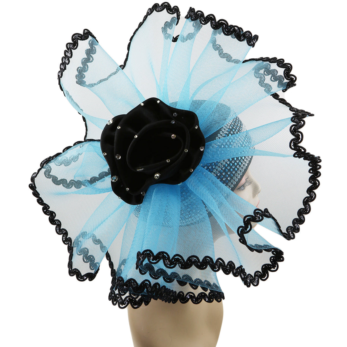 Satin Ribbon Church Hat, Elegant Hats, Derby, Rhinestone, Hatpin ...