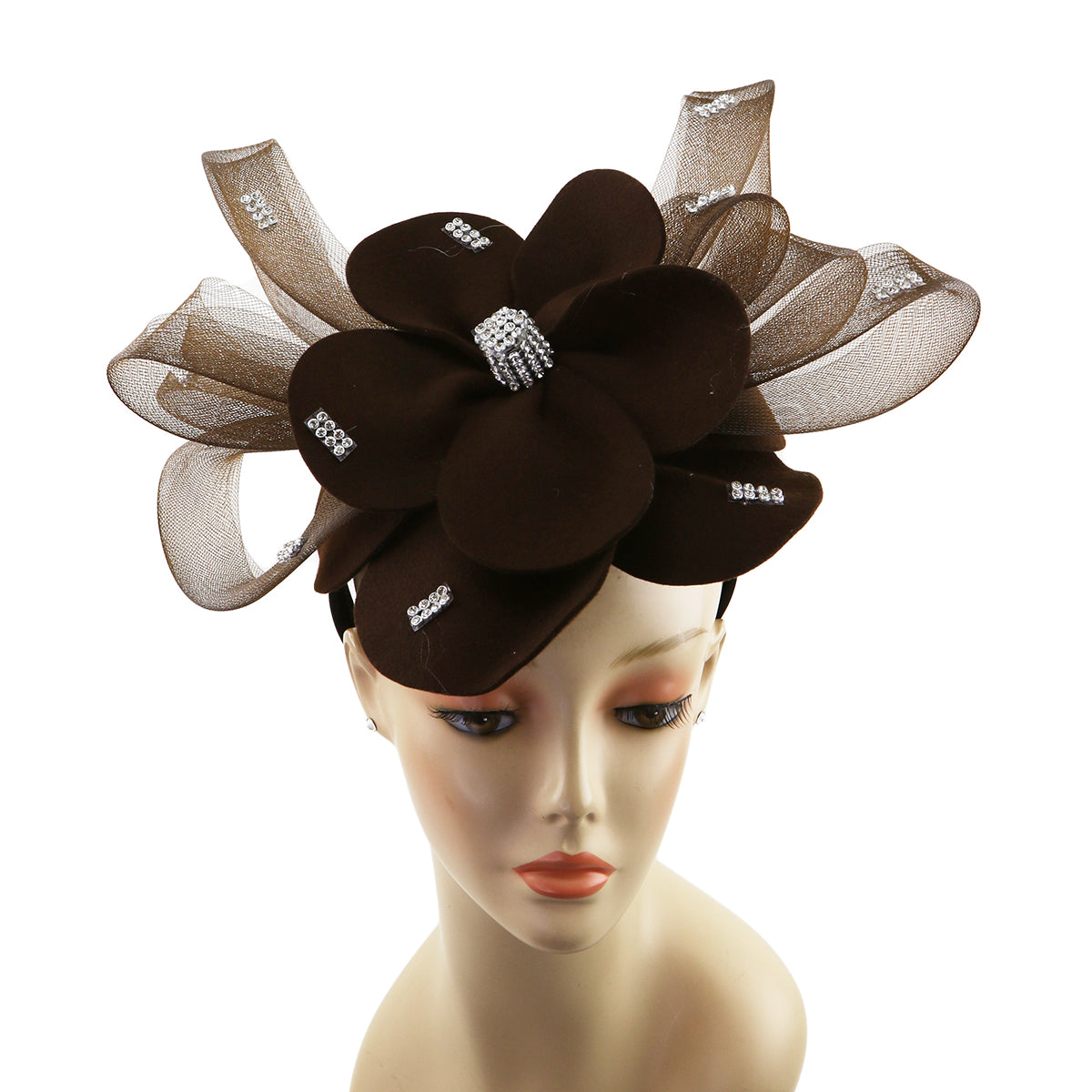 Fascinator with Bow Accent - #80276 – EssenceHat