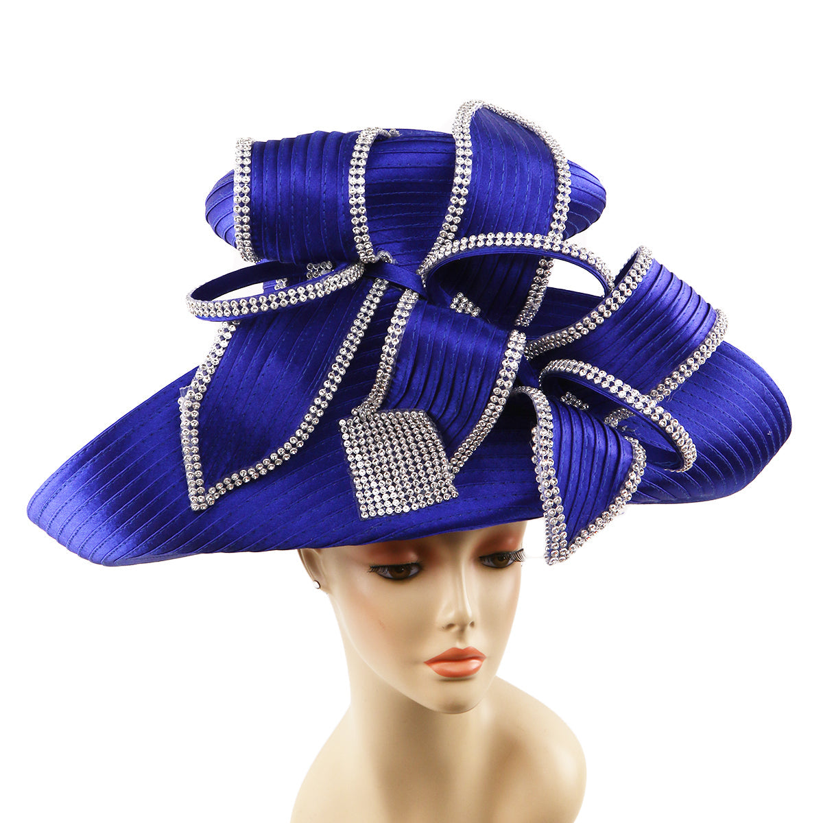 Satin Ribbon Church Hat, Elegant Hats, Derby, Fascinator, Mushroom ...