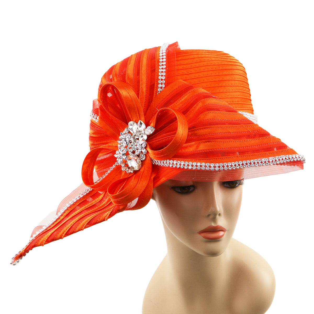 Satin Ribbon Church Hat, Hatbody, Elegant Hats, Fascinator, Derby ...