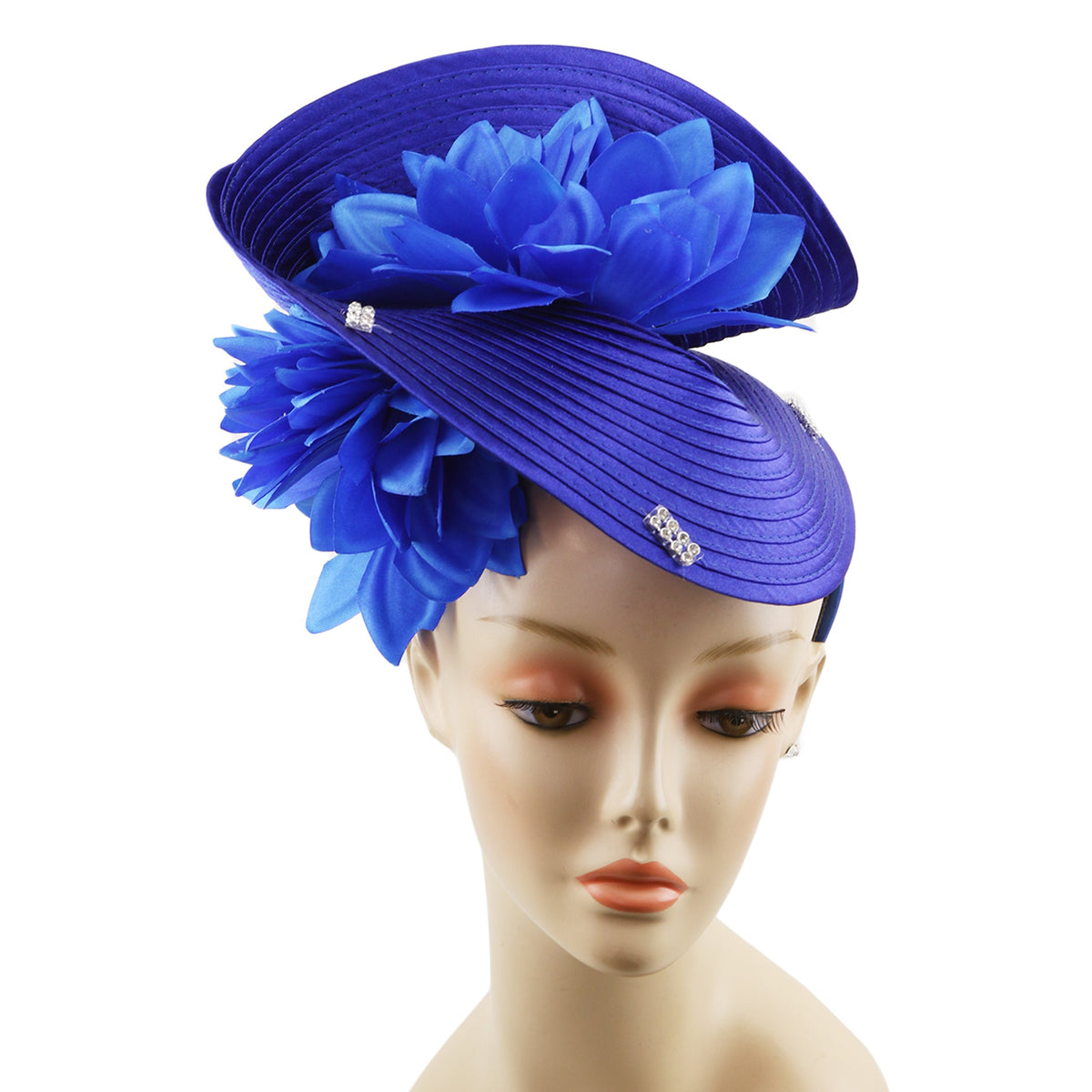 Fascinator with Floral Accent - #7419 – EssenceHat