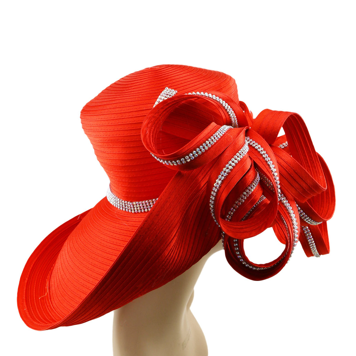 Satin Ribbon Church Hat, Elegant Hats, Derby, COGIC, First Lady Hats ...