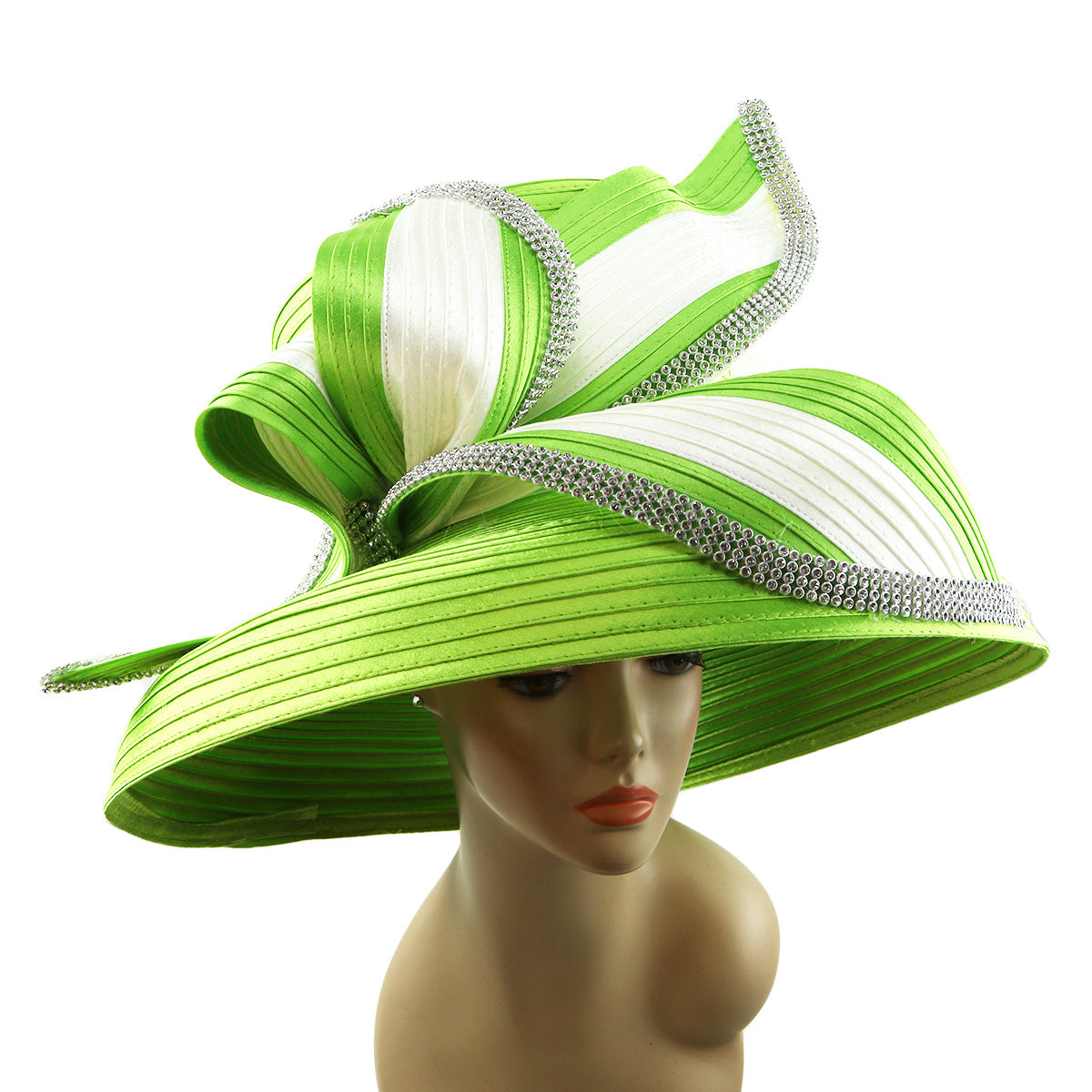 Medium Brim with Bow Accent - #10031 – EssenceHat